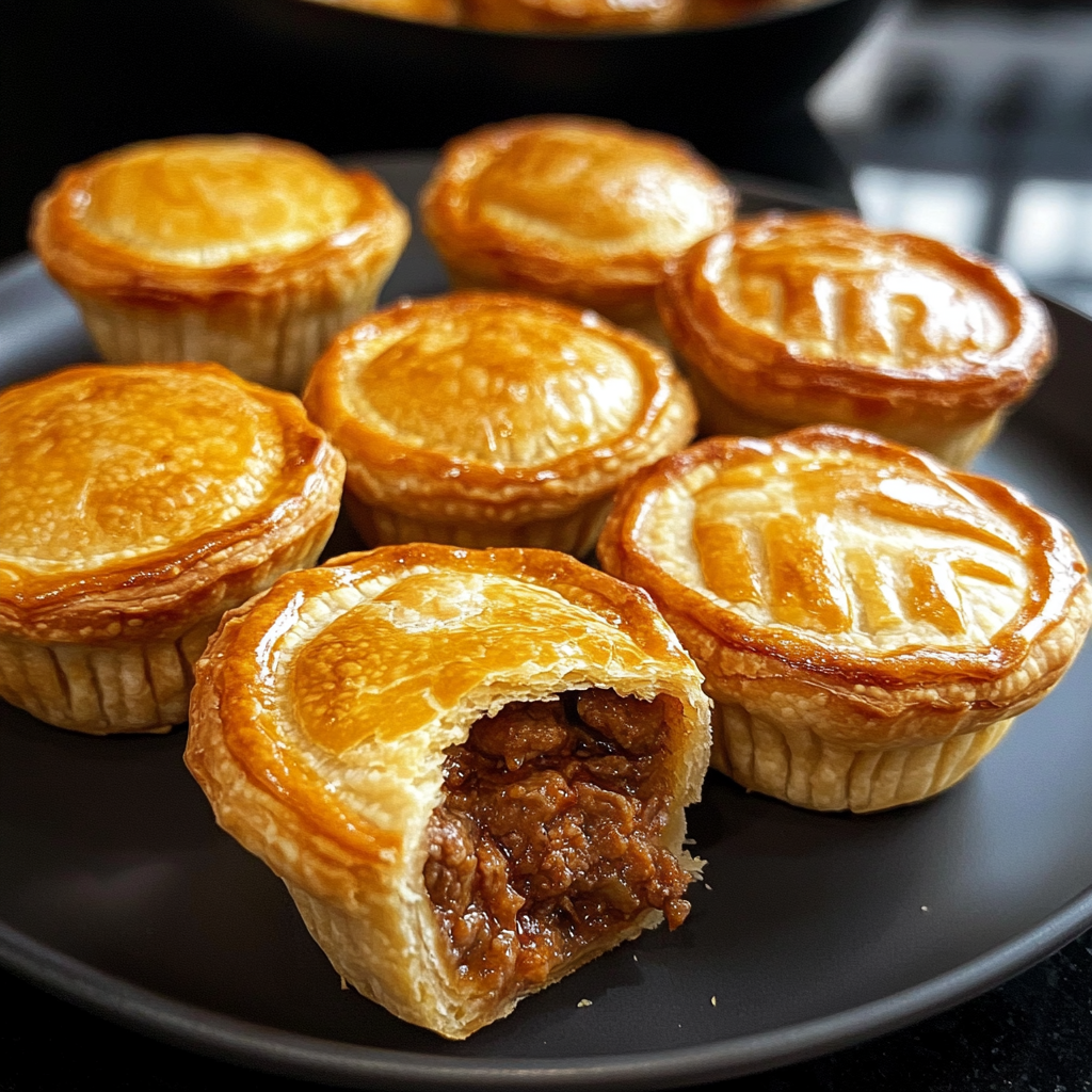 Australian Beef Party Pies (Mini Meat Pies) – Delight Yummy