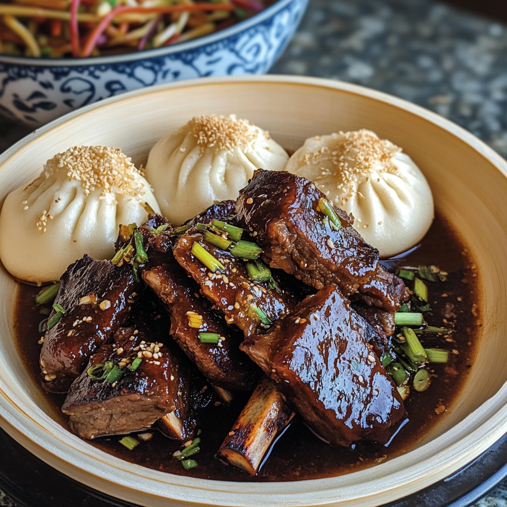 Boneless Short Ribs and Bao Buns – Delight Yummy