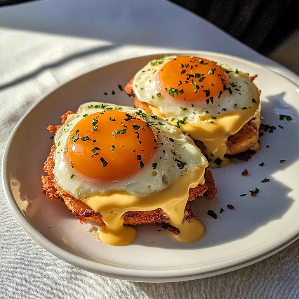 Hash Brown Eggs Benedict – Delight Yummy
