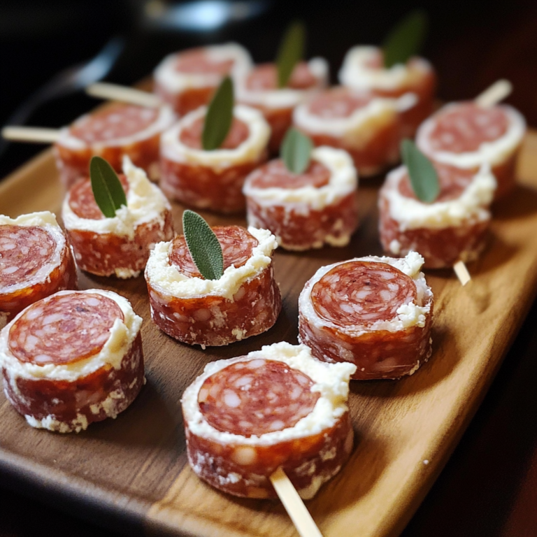 Quick Salami & Cream Cheese Bites – Delight Yummy