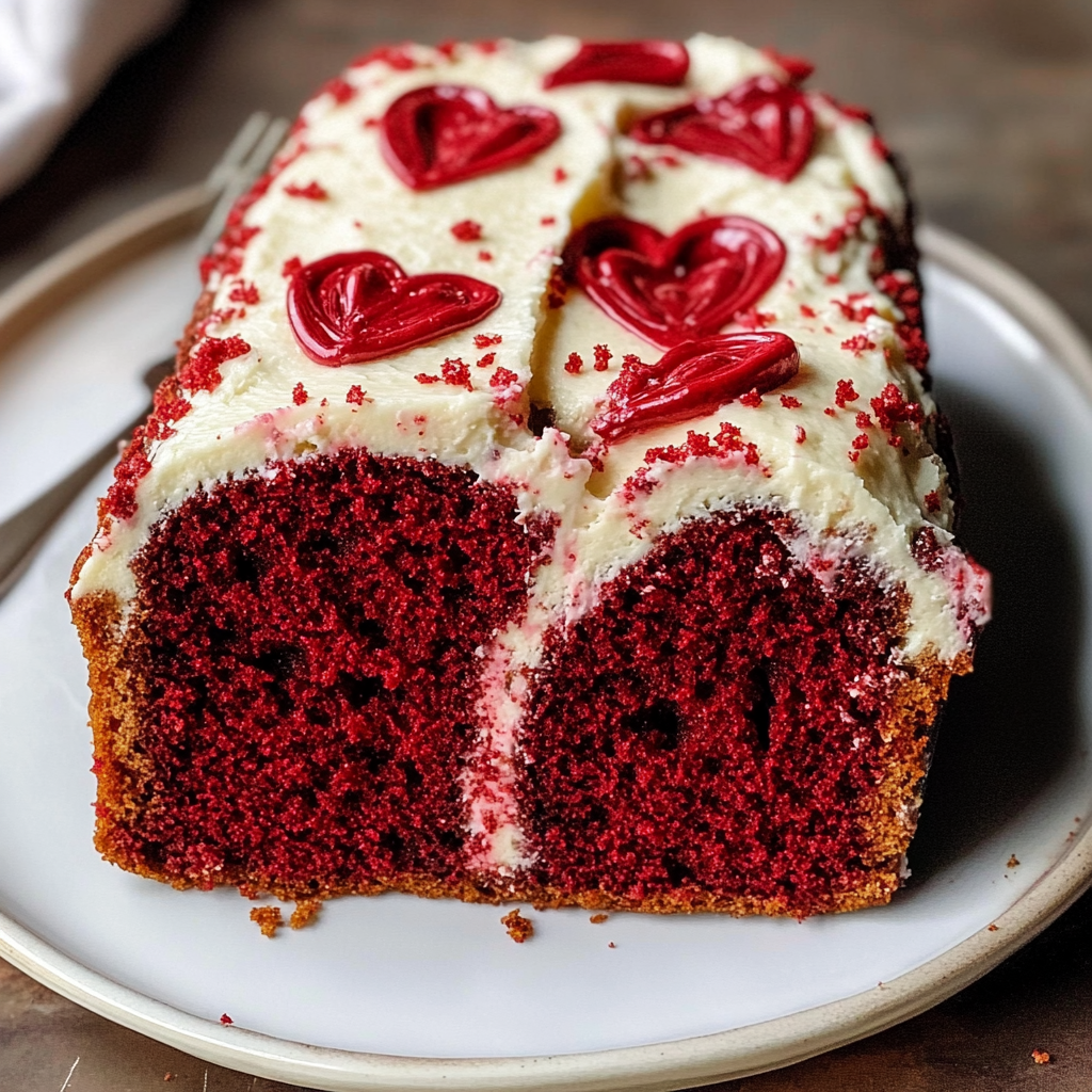 Red Velvet Loaf Cake – Delight Yummy